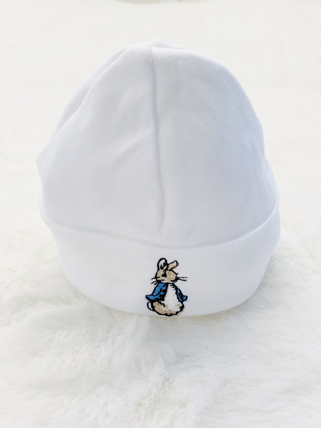 Peter Rabbit White Cotton Beanie Hat – Perfect Little Thing